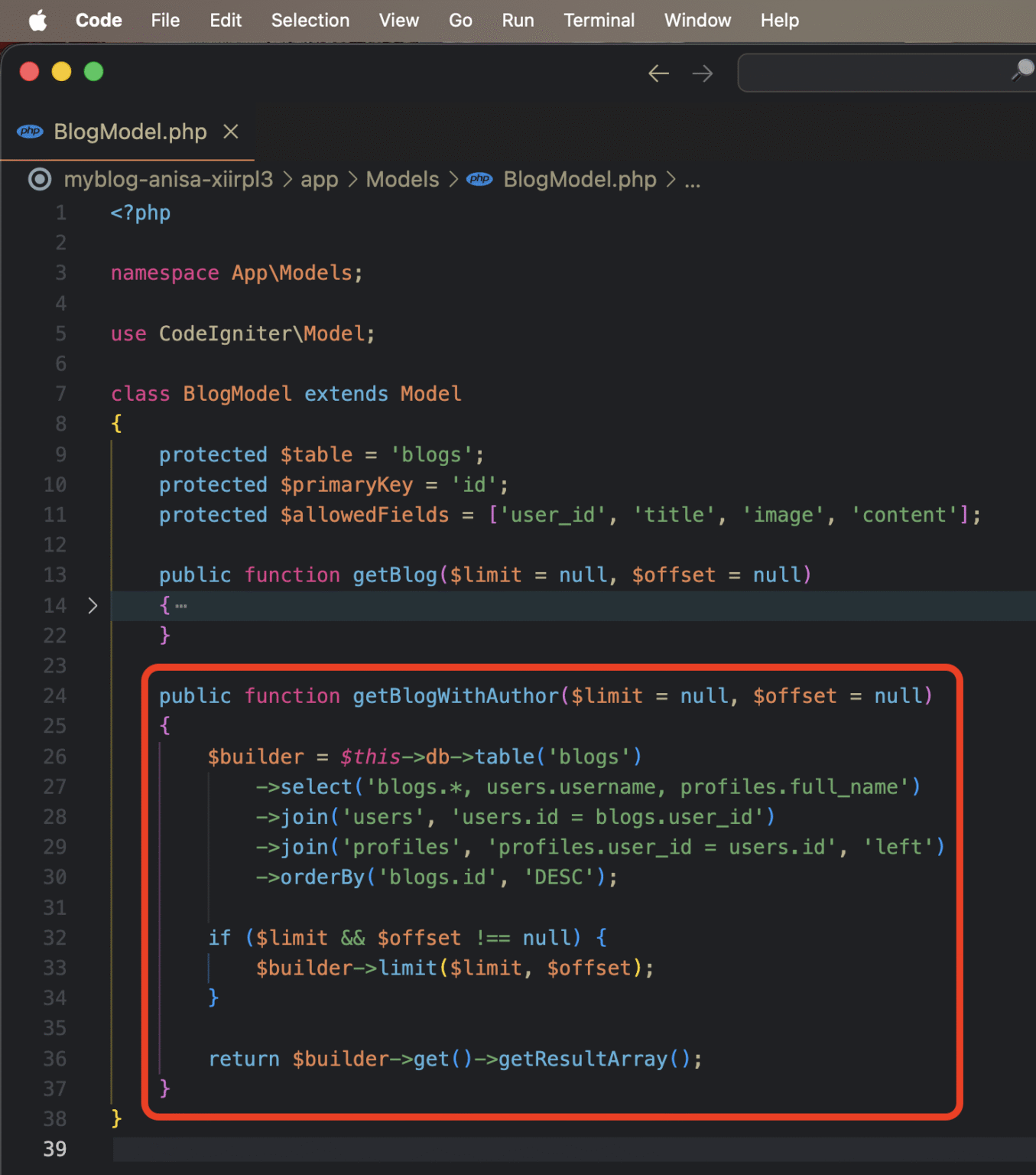 Blog Development and Profile Management Using CodeIgniter4 (Part 6 ...