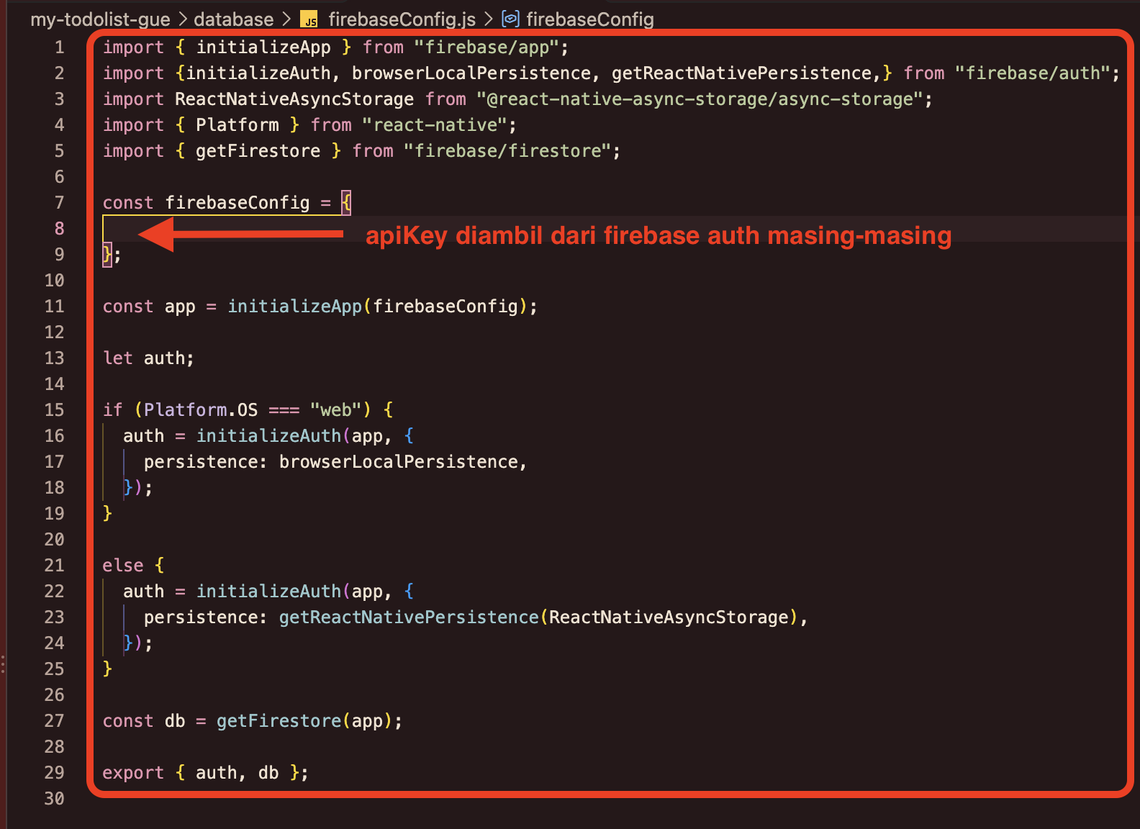 A Simple Todo List App Using React Native Expo, Firebase Authentication ...